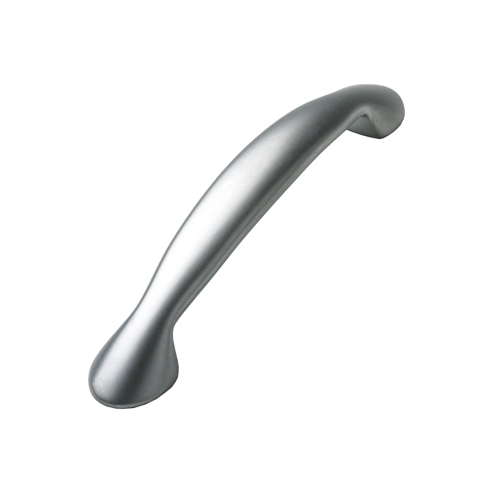 Oval End D Kitchen Handle | Satin Chrome