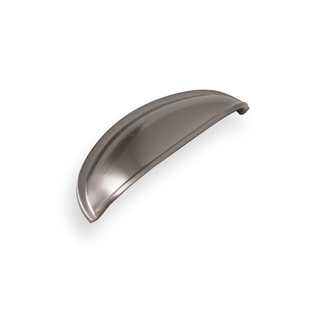 Windsor Cup Kitchen Handle | Brushed Nickel